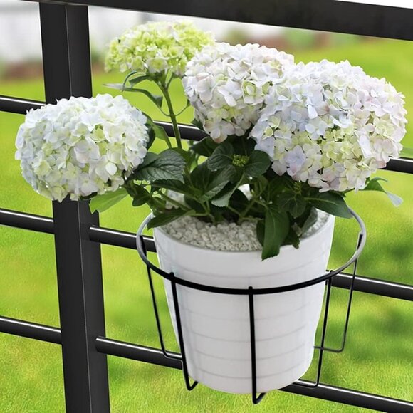 Accents | New 3pack 1inch Railing Planters Outdoor Balcony Hanging ...